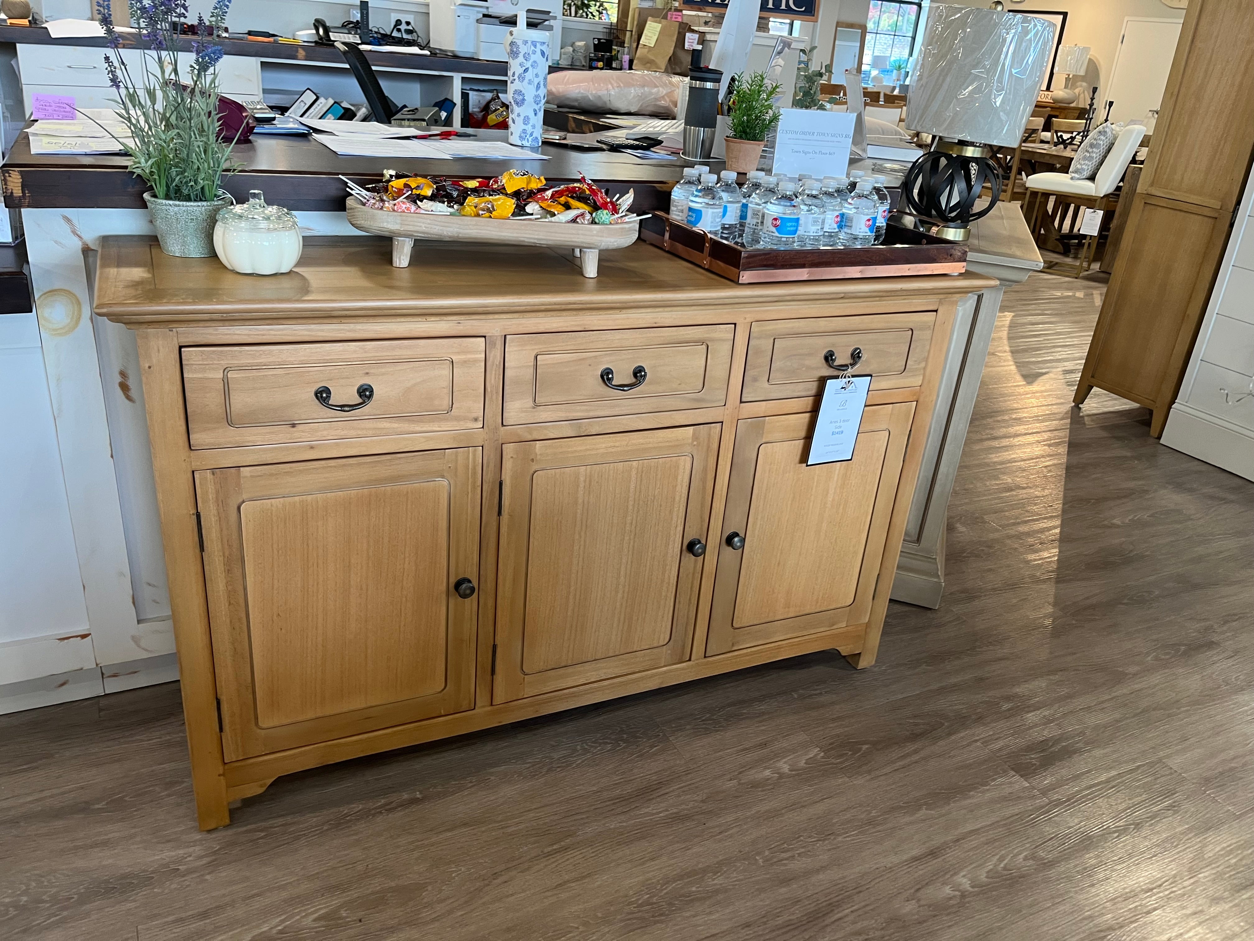 Aries 3 Door Sideboard – Madison Furniture Barn