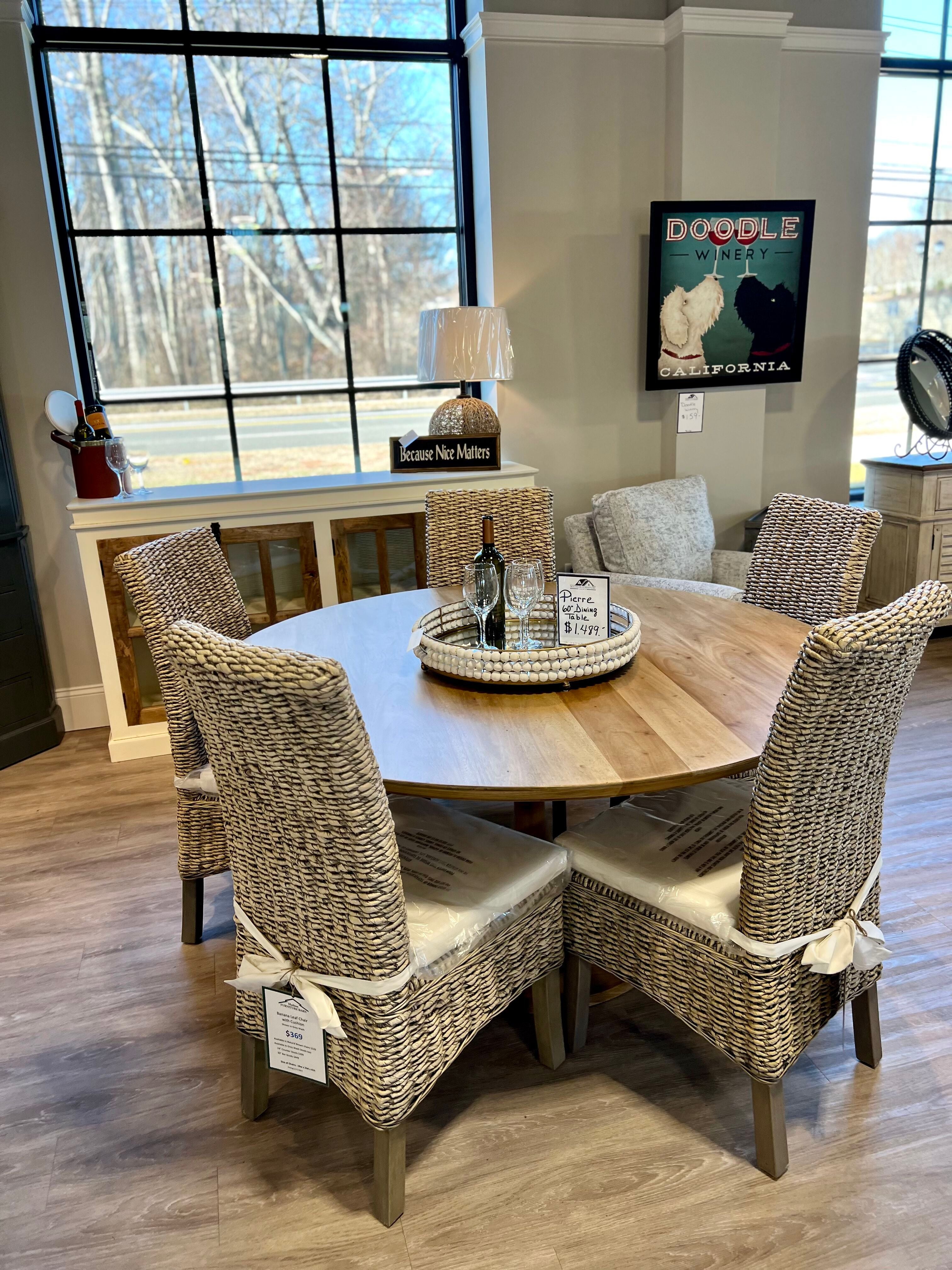 Goucho 60" Round Dining Table – Madison Furniture Barn